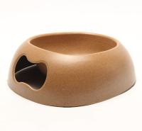 China Eco Bamboo Pet Bowl Low Toxic Small Dog Cat Biodegradable 10.5x9x5.5CM for sale