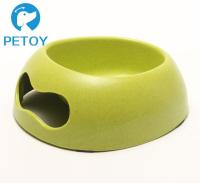 China Biodegradable Bamboo Pet Bowl Feeders Environment Friendly Unique Design for sale