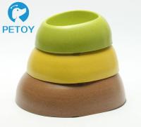 China Biodegradable Bamboo Pet Bowl Feeders Environment Friendly Unique Design for sale