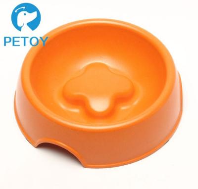 China Degradable Bamboo Fiber Slow Eating Dog Bowl BSCI Approved 3 Sizes 16-30cm for sale