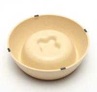 China Degradable Bamboo Fiber Slow Eating Dog Bowl BSCI Approved 3 Sizes 16-30cm for sale