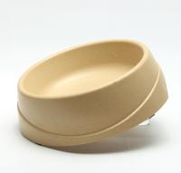China Customized XL Bamboo Pet Bowl 24x7cm Lightweight Durable BSCI Approved for sale
