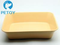 China Biodegradable Cat Litter Tray 45.8x36.8x10.8 cm Easy Clean Pet Litter Box OEM for sale