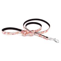 China Christmas style easy walk dog harness reversible for sale