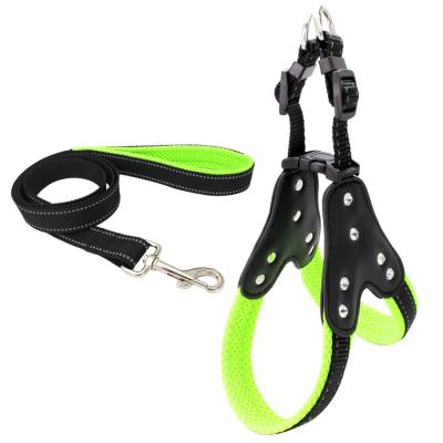 China Adjustable No Pull Dog Harness Vest for Small Large Dogs with Reflective Strips 3 Sizes for sale