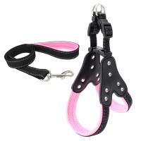 China Adjustable No Pull Dog Harness Vest for Small Large Dogs with Reflective Strips 3 Sizes for sale
