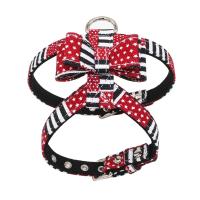 China Country Flags Pattern Baby Dog Harness Set Soft Fiber No Pull Easy Control for sale