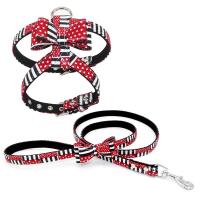 China Country Flags Pattern Baby Dog Harness Set Soft Fiber No Pull Easy Control for sale