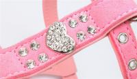 China Reversible No Pull Glass Shape Tiny Dog Harness / Working Dog Harness Fashion Design for sale