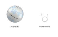China USB Rolling Ball Cat Toy Smart Laser 5V Charger Durable Pet Toys 71mm Pointer for sale