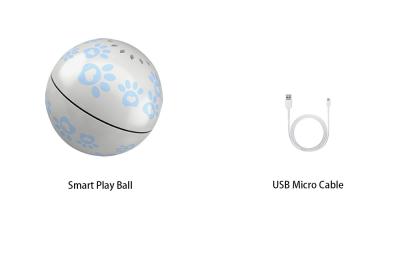 China USB Rolling Ball Cat Toy Smart Laser 5V Charger Durable Pet Toys 71mm Pointer for sale