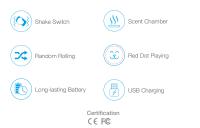 China Random Rolling USB Charging Smart Cat Fetching Ball ABS Material 320mAh Capacity for sale