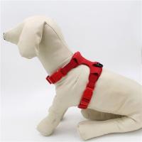 China Adjustable Dog Harness Set with Leash Fiber PU Pet Collar S-XL 38-55g for sale