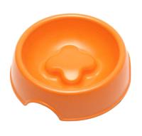 China Eco Friendly Anti Skid Natural Straw Plastic Slow Feed Dog Bowl 22cm for sale