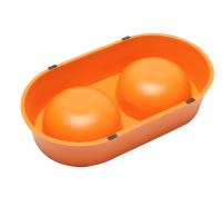 China Round Biodegradable Bamboo Dog Water Bowl Non Slip Eco Friendly 17cm 125g for sale