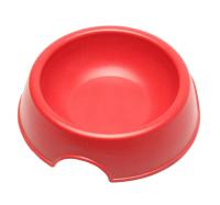 China Bamboo Fiber Bone Shaped Dog Bowl Feeder 22cm 200g Eco Friendly Pet Dish for sale