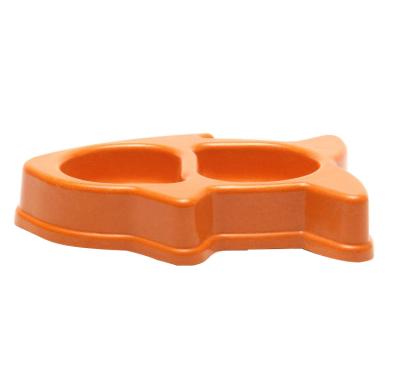 China Fish Shaped Dog and Cat Food Bowls Bamboo Fiber 80% Degradation Rate Easy Clean for sale