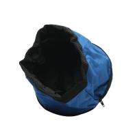 China 15x5cm Foldable Canvas Dog Bowl Portable Travel Water Food Dish for Pets for sale