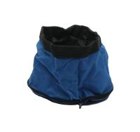 China Canvas Travel Foldable Dog Bowl 15x5cm Lightweight Portable Water Bowl for Pets for sale