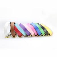 China Soft Comfortable Buckle Dog Collars Leather Dog Collars Customized Color for sale