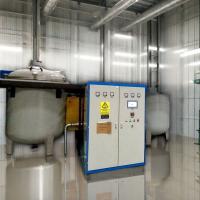 China One power supply cabinet with two 3000 degree vertical Vacuum Negative Electrode Materials  Graphitization Furnace for sale