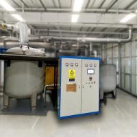 China One power supply cabinet with two 3000 degree vertical Vacuum Negative Electrode Materials  Graphitization Furnace for sale