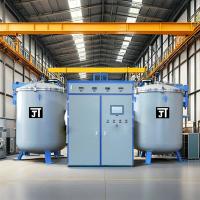 China 3000 degree one power supply cabinet with two furnaces Lithium battery  Cathode  Type Vacuum Graphite Furnace/stove for sale