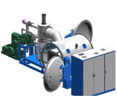 China Large Volume Loading Capacity Continuous Furnace with 2200℃ Working Temperature and SS 304 Furnace Body Material for sale