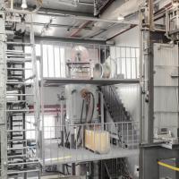 China SS 304 Material Vertical Graphitization Furnace with Closed Water Cooling for Continuous Purification for sale