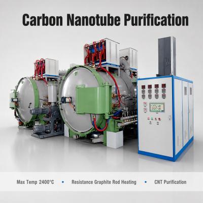 China Continuous Furnace with 2400℃ Limit Temperature and Vacuum or Inert Gas Protection for Large Volume Loading Capacity for sale