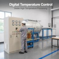 China Industrial Continuous Furnace with 2800℃ Max Temperature, PID Automatic Control, and Circulating Water Cooling for Graphite Powder Purification for sale