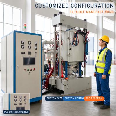 China Industrial Vacuum Hot Press Sintering Furnace with 2400℃ Maximum Temperature and Double SUS304 Furnace Structure for Uniform Heating for sale