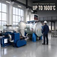 China 1600 degree horizontal style  medium frequent  Carbonization Furnace for sale