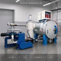 China 1600 degree horizontal style high quality medium frequent  Carbonization Furnace for sale