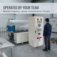 China 1600 degree horizontal medium frequent  Carbonization oven for sale