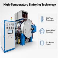 China Auto Control 2300C Silicon Carbide Furnace For Metallurgical Powder Sintering with PLD Intelligent Digital Display Temperature Ontroller for sale