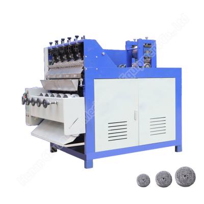 China stainless steel cleaning sponge ball machine steel wire ball machine adjustable gram steel wire cleaning ball making machine for sale