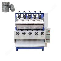 China stainless steel cleaning sponge ball machine steel wire ball machine adjustable gram steel wire cleaning ball making machine for sale