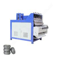 China kitchen scouring ball making machine Industrial metal scourer machine Stainless Steel wire cleaning ball maker for sale