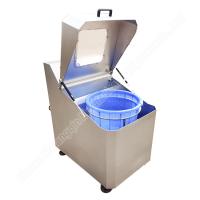 China Centrifugal Vegetable Spin Dryer Machine  300-500kg/H Horizontal Airflow System for sale