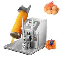 China 220v/50hz Single Phase Net Clipping Machine Ginger Mesh Bag Packaging Machine Auto For Fruit for sale