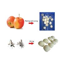 China Apple Peeling Slicing Machine Apple Peeler And Corer Machine Apple Cutter And Slicer Machine for sale