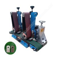 China Semi-Automatic Metal Polishing Machine Deburring Sheet Edge Metal Plane Polishing Machine for sale
