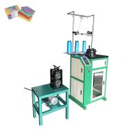 China Kitchen Scrub Sponges Wire  machine Stainless Steel Scouring Sponge Scourer Scrubber Pad Making Knitting Machine Small Scale Machines for sale
