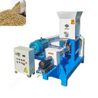 China Diesel Engine Floating Fish Feed Extruder Machine Manual Fish Feed Pellet Machine for sale