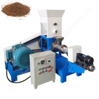 China Diesel Engine Floating Fish Feed Extruder Machine Manual Fish Feed Pellet Machine for sale