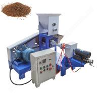 China Floating Fish Extruder Machine Pellet Making Machines For Animal Feed Dog Pet Food Extruder for sale
