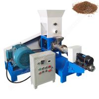 China Floating Fish Extruder Machine Pellet Making Machines For Animal Feed Dog Pet Food Extruder for sale