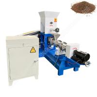 China 250 Kg Per Hour Diesel Engine Fish Feed Extruder Floating Fish Feed Pellet Extruder Machine for sale