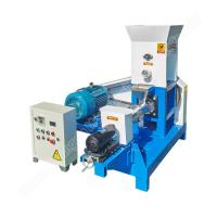 China 250 Kg Per Hour Diesel Engine Fish Feed Extruder Floating Fish Feed Pellet Extruder Machine for sale